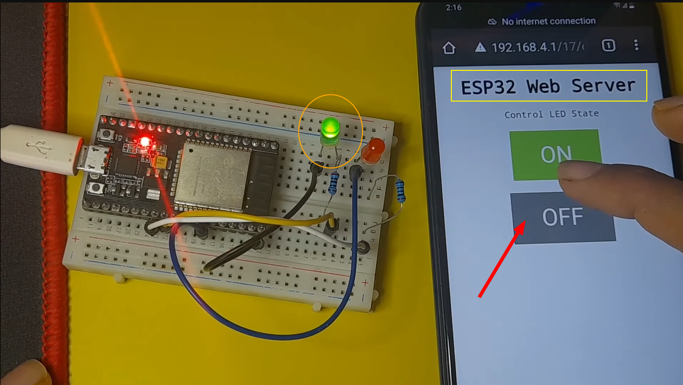 Create an ESP32 Web Server to Control Devices Over WiFi 🚀 - DIY TechRush